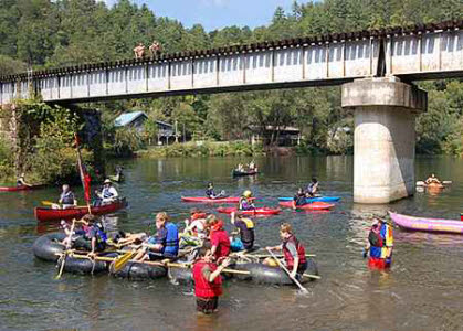 Photo Gallery: Boy Scouts Race Rafts On Hiwassee - Chattanoogan.com