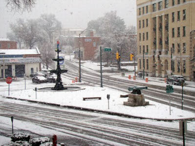PHOTOS: Snow At The Chattanooga Riverfront - Chattanoogan.com