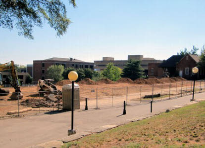 PHOTOS: Chamberlain Field Vanishes As New Library Rises - Chattanoogan.com