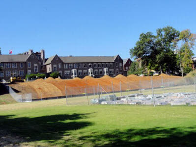 PHOTOS: Chamberlain Field Vanishes As New Library Rises - Chattanoogan.com