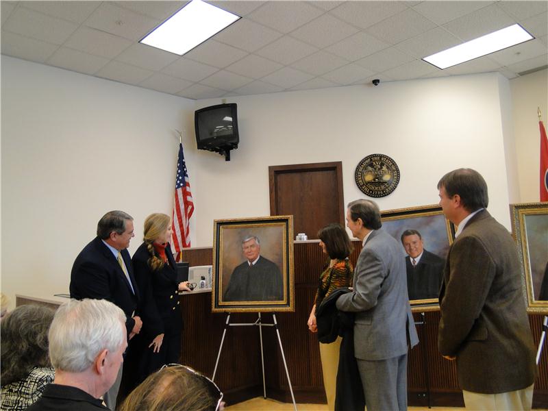 Portraits Unveiled Of Judges Hinson, Moon, Holcomb - Chattanoogan.com