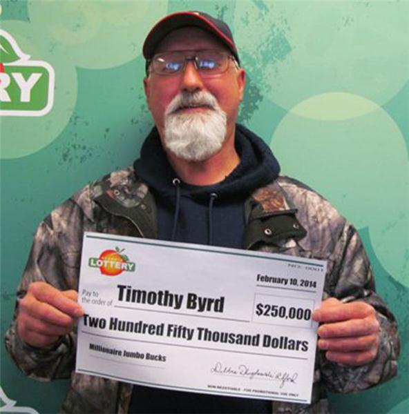Timothy Byrd Wins Ticket Worth $250,000 That Was Sold In Rossville ...