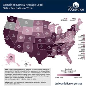 Tennessee Has Highest Combined State-Local Sales Tax Rates According To ...