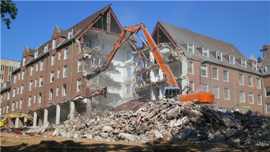 The Demolition Of UT's Stokely Athletics Center And Gibbs Hall ...