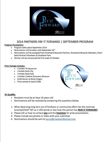 Reward Someone Who Pays It Forward With Kindness - Chattanoogan.com