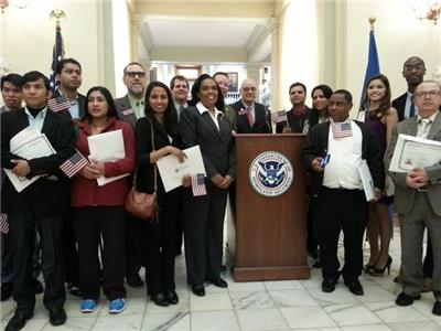 11 Become U.S. Citizens At Naturalization Ceremony At Georgia State ...