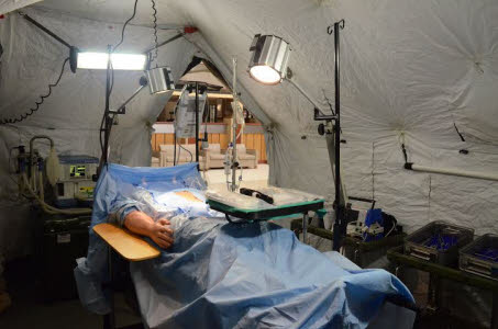 U.S. Army Medical Team Deploys Medical Tent At Erlanger - Chattanoogan.com