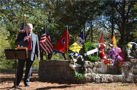 Memorial Ceremony And Grave Marking Held For Judge David Campbell ...