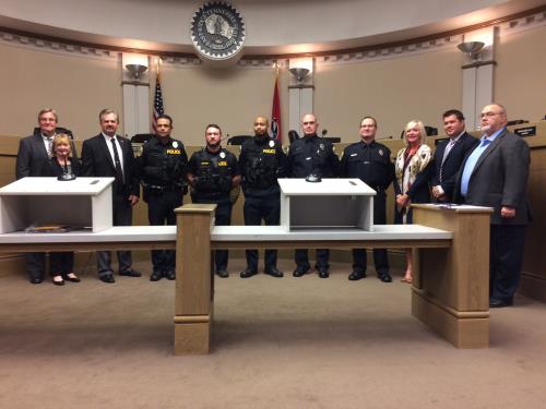 New East Ridge Officers Presented At Council Meeting - Chattanoogan.com
