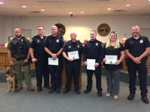 Several Officers Honored With Lifesaver Awards At The Soddy Daisy ...