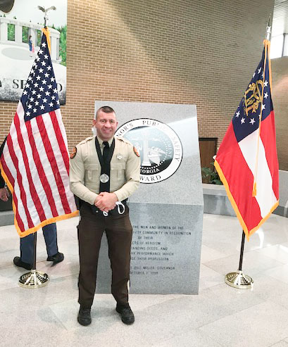 Whitfield Deputy Shawn Giles Receives Governor's Public Safety Award ...