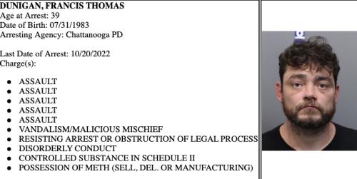 Latest Hamilton County Arrest Report - Chattanoogan.com
