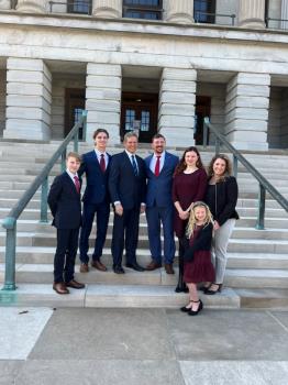 Adam Lowe Sworn In As 1st State Senator For New 1st Senate District ...