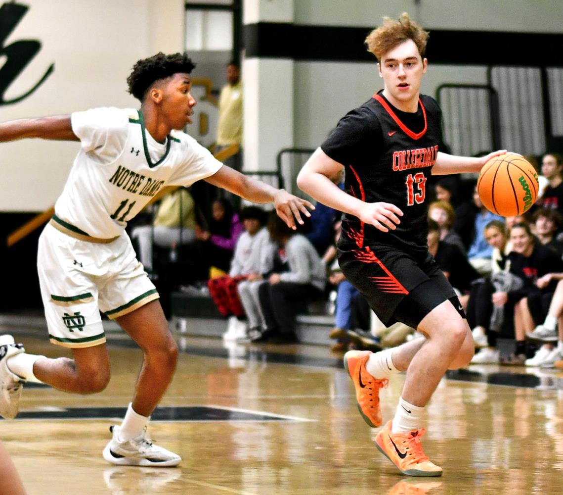 PHOTOS: Notre Dame Basketball Hosts Collegedale Academy - Chattanoogan.com