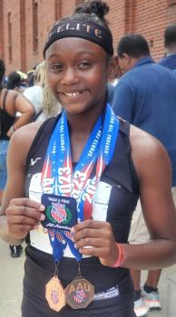 Alayah Hines Earns All-American Honors At AAU Junior Olympics ...