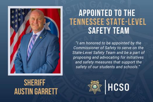 Sheriff Austin Garrett Appointed To State Of Tennessee’s State-Level ...