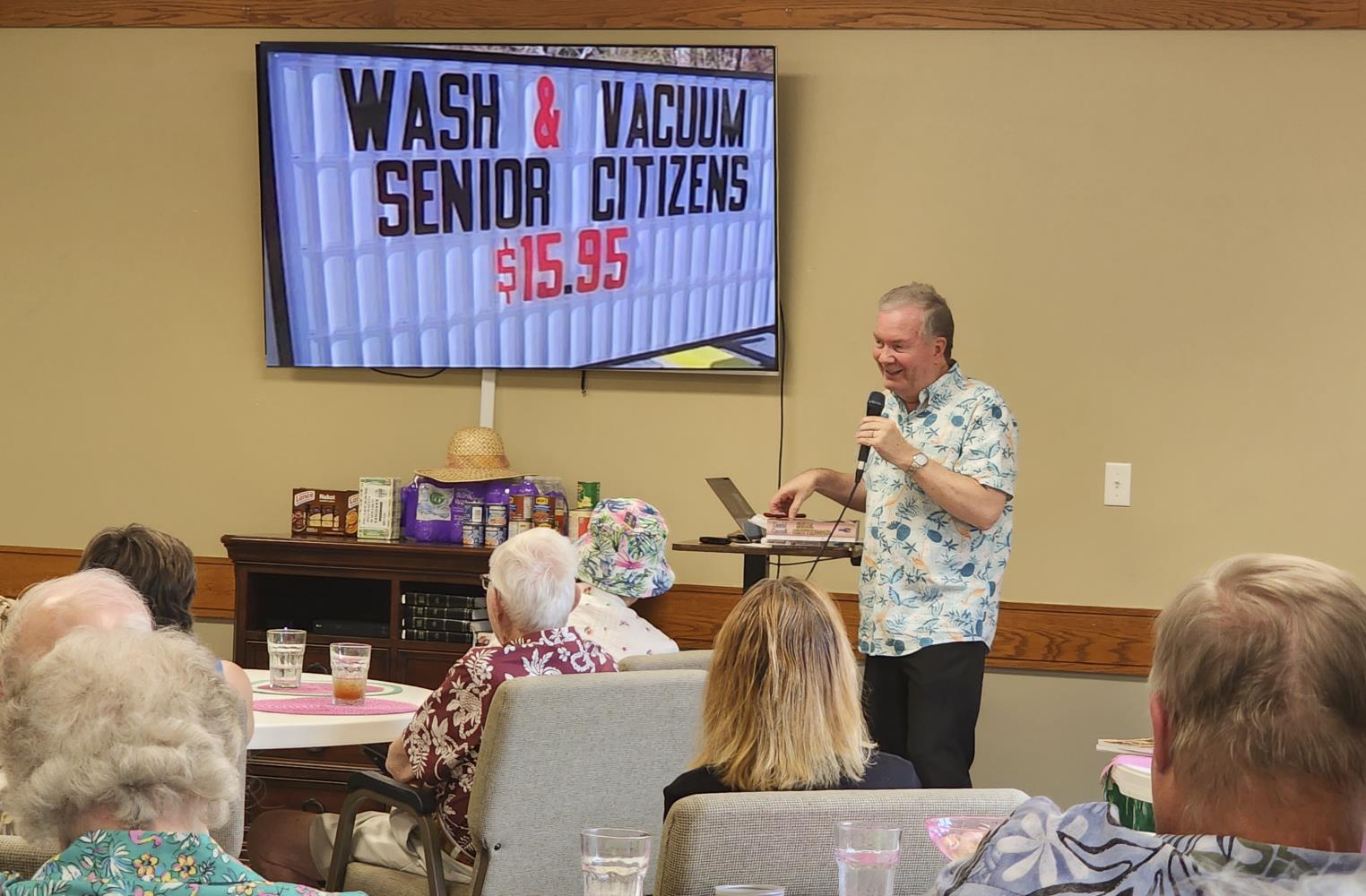 David Carroll Shares Book With Trinity Lutheran Seniors - Chattanoogan.com
