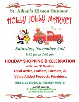 St. Alban's Hixson Market Hosts Annual Holly Jolly Market Nov. 2 ...
