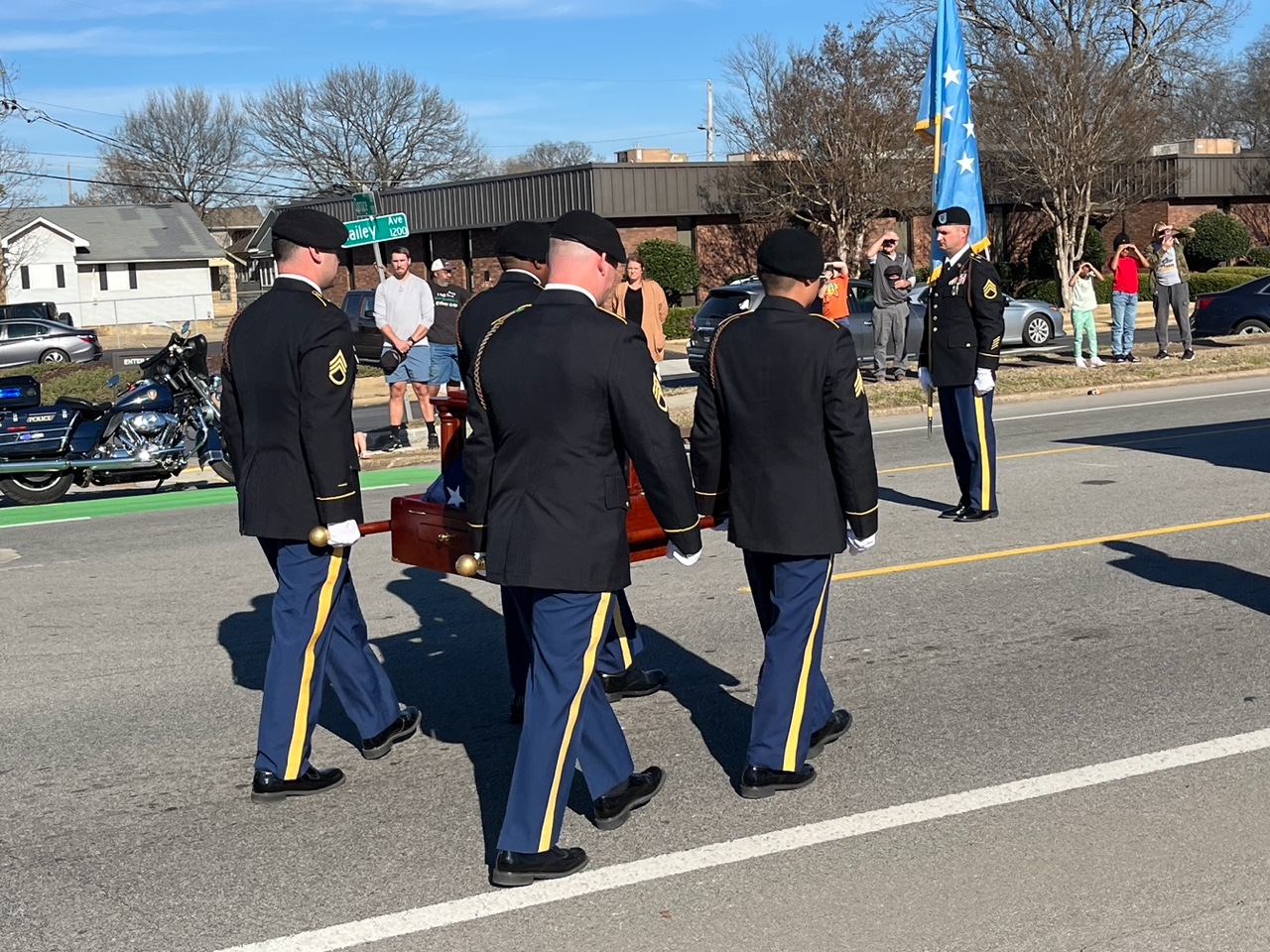 John Shearer: Watching The Capt. Larry Taylor Procession From Bailey ...