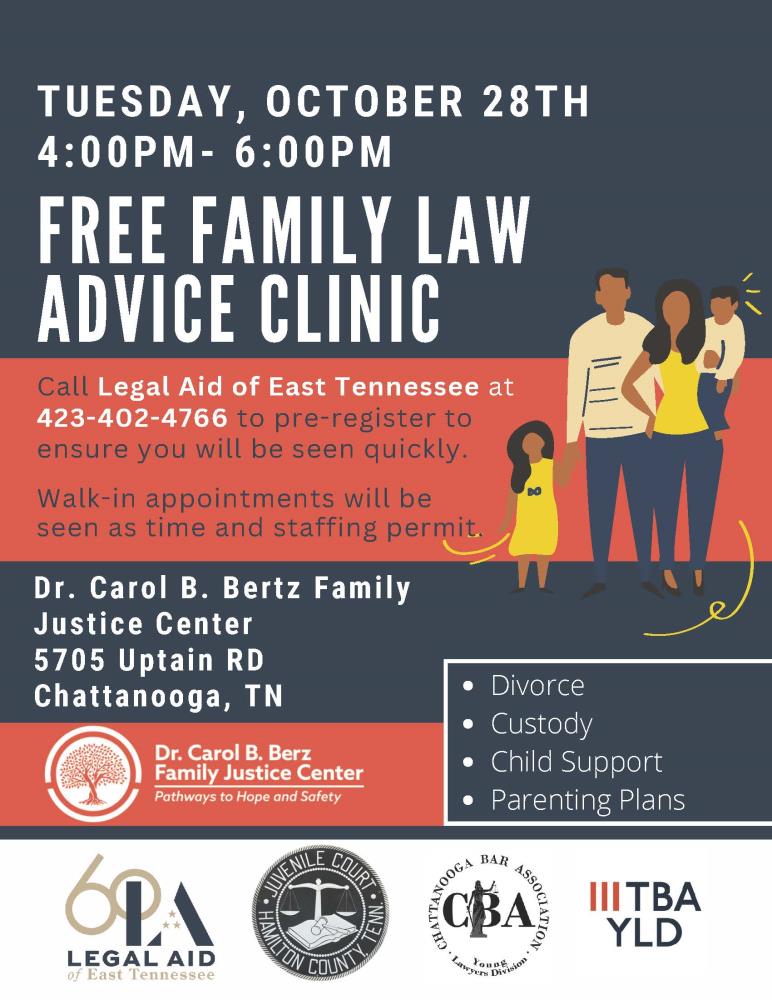 Legal Aid Of East Tennessee Celebrates Pro Bono Month With Free Legal ...