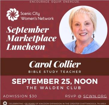 Carol Collier To Speak At SCWN's Sept. 25 Marketplace Luncheon ...