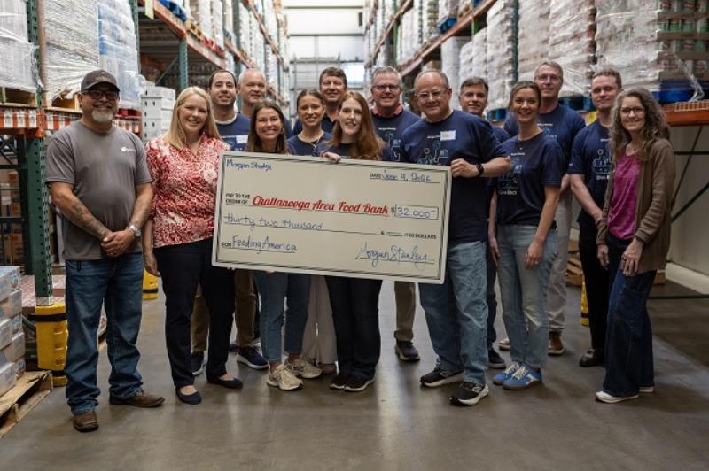 Morgan Stanley Supports Local Food Bank - Chattanoogan.com
