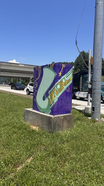 Red Bank Public Art Board Completes Phase 2 Student Traffic Signal Box ...